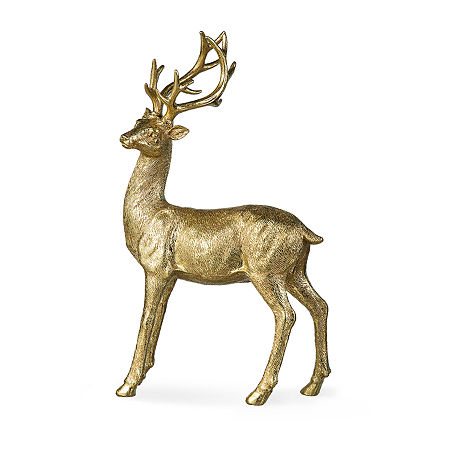 Click here for Glitzhome 16.25 Resin Standing Reindeer Christmas... prices