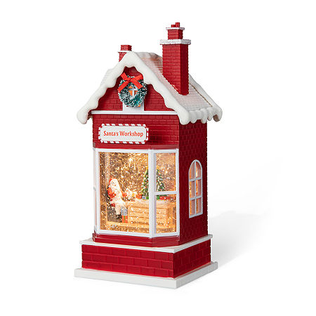 Click here for Glitzhome 10.5 Lighted SantaS Workshop Christmas S... prices