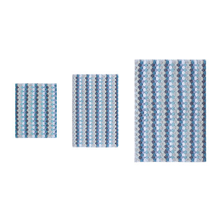 Click here for Home Weavers Inc Orion Quick Dry Rug  One Size  Bl... prices