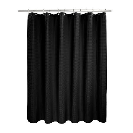 Click here for Awesome Home Spa Cotton Blend Waffle Shower Curtai... prices