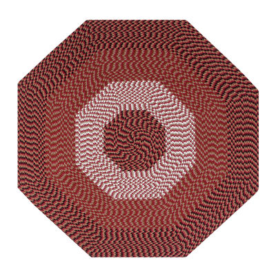 Better Trends Alpine Stripe Braided 4 X 4 Octagonal Accent Rug - JCPenney