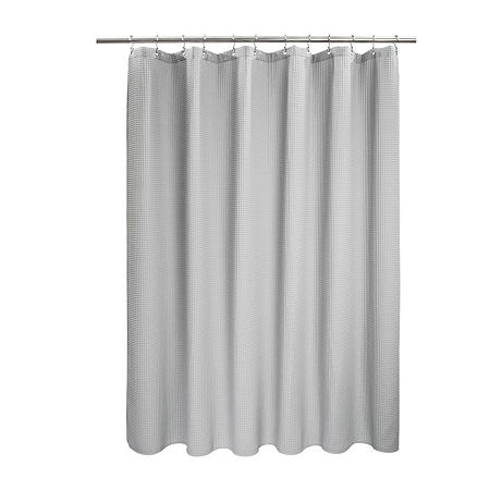 Click here for Awesome Home Spa Cotton Blend Waffle Shower Curtai... prices
