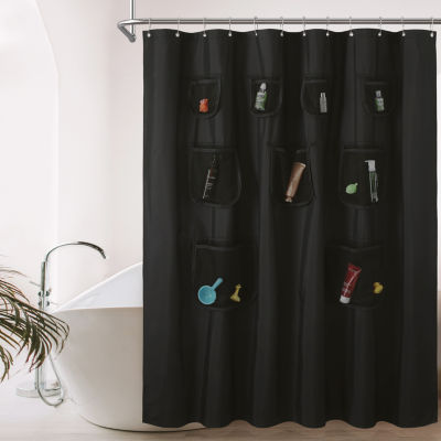 Awesome Home™ With Mesh Pockets Shower Curtain - JCPenney