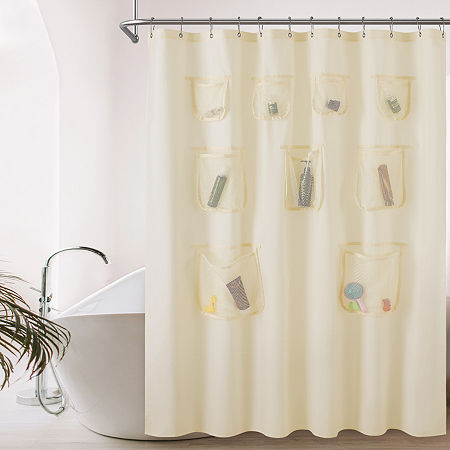 Click here for Awesome Home With Mesh Pockets Shower Curtain  One... prices