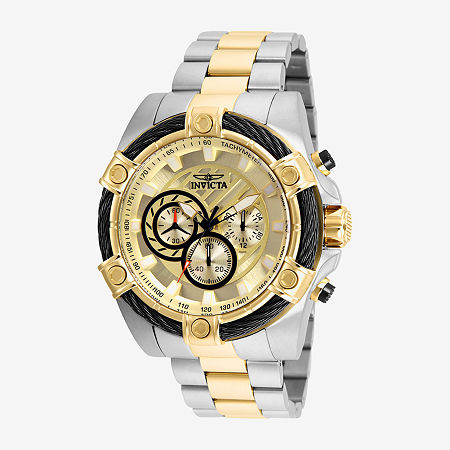 Click here for Invicta Bolt Mens Gold Tone Stainless Steel Bracel... prices