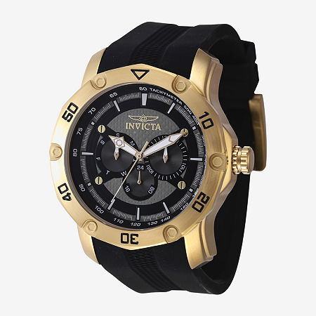 Mens Invicta Pro Diver Black Dial Quartz Watch - 45744