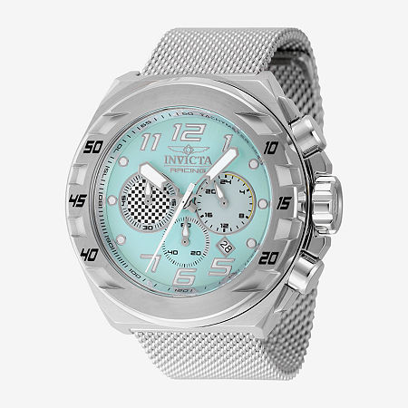 Click here for Invicta Racing Mens Silver Tone Stainless Steel Br... prices