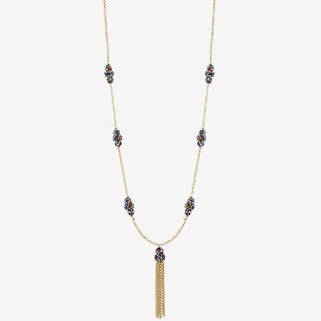 Click here for Monet Jewelry Station Tassel Womens Glass Round 31... prices