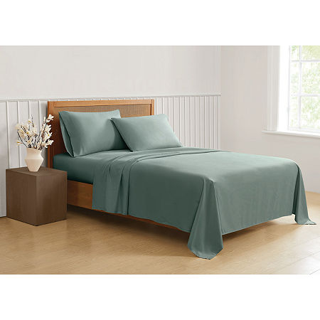 Click here for Truly Soft Recycled Green Sheet Set  One Size  Gre... prices