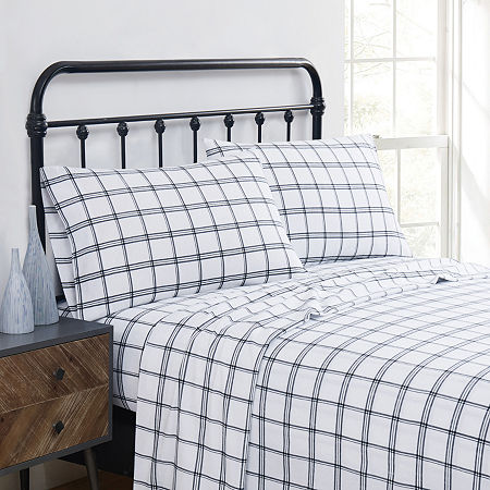 Click here for Truly Soft Bristol Plaid Flannel Sheet Set prices
