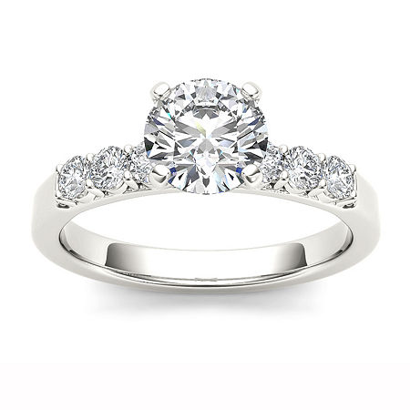 Click here for 1 CT.T.W. Natural Round Diamond 14K Gold Engagemen... prices