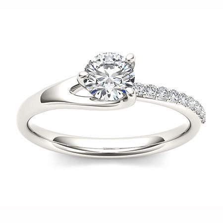 Click here for Womens 1 CT. T.W. Natural White Diamond 14K Gold R... prices