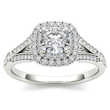 Click here for 1 CT.T.W. Natural Round Diamond 14K Gold Engagemen... prices