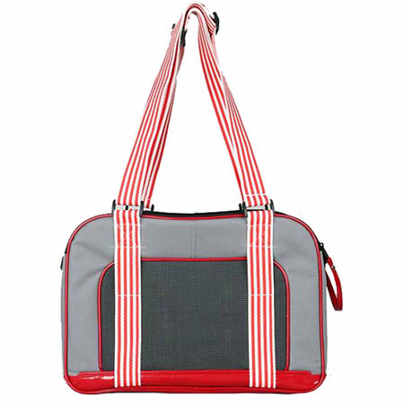 Click here for The Pet Life Candy Cane Fashion Pet Carrier  One S... prices