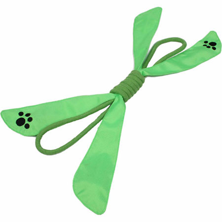 Click here for The Pet Life Extreme Bow Squeak Pet Rope Toy  One... prices