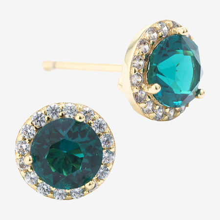 Click here for Sparkle Allure Austrian Crystal Halo Round Stud Ea... prices