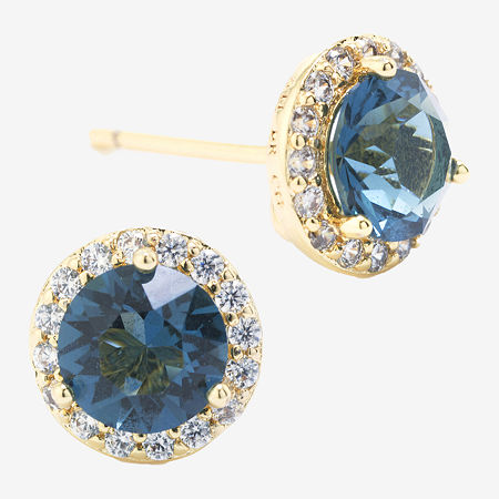 Click here for Sparkle Allure Austrian Crystal Halo Round Stud Ea... prices