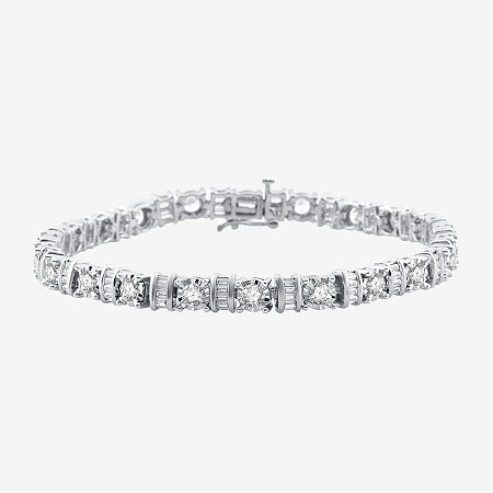 Click here for 5 CT. T.W. White Diamond 10K Gold Tennis Bracelet... prices