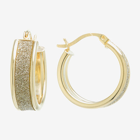 Click here for Silver Reflections Womens 24K Gold Over Brass 20mm... prices