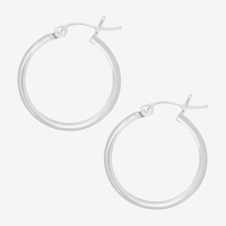 Click here for Silver Treasures Sterling Silver Hoop Earrings  On... prices