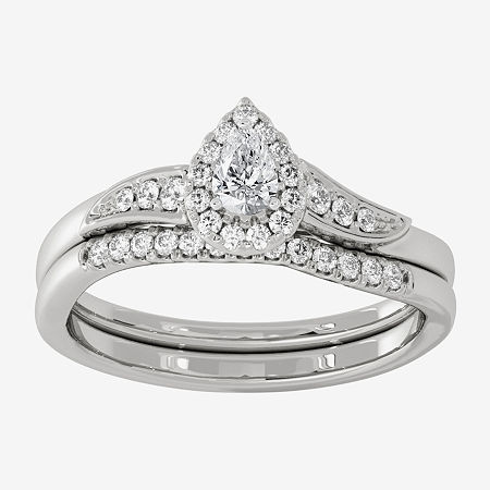 Click here for Womens 1/3 CT. T.W. Natural White Diamond 10K Whit... prices