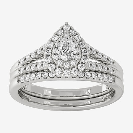 Click here for Womens 1/2 CT. T.W. Natural White Diamond 10K Whit... prices