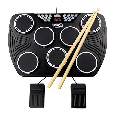 Click here for Rockjam 7 Pad Electronic 6-pc. Drum Machine Rjtted... prices