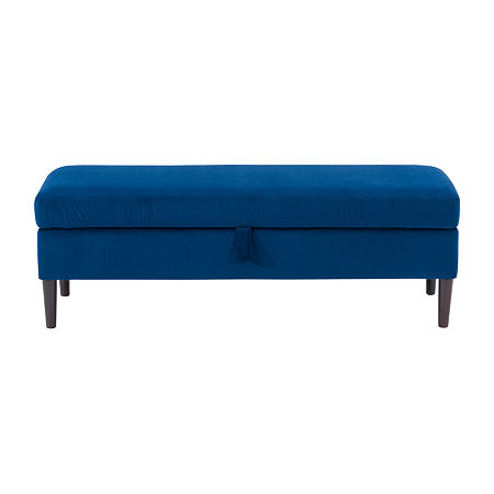 Click here for Corliving Perry Ottoman  One Size  Blue prices