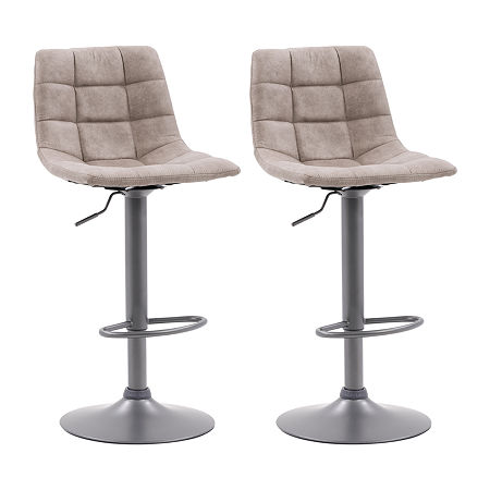Click here for Corliving Palmer 2-pc. Tufted Swivel Bar Stool  On... prices