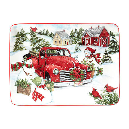 Click here for Certified International Red Truck Christmas Servin... prices