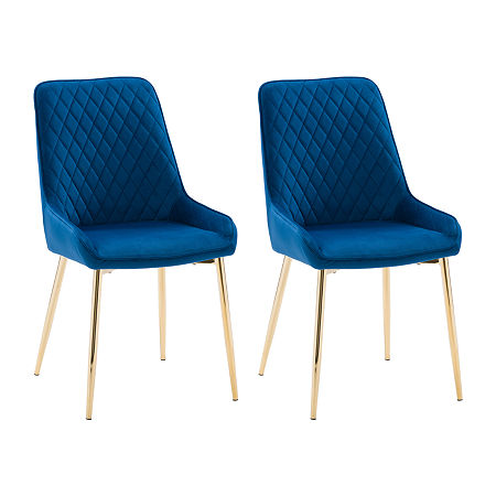Click here for Nash 2-pc. Diamond Upholstered Tufted Side Chair... prices