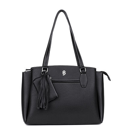 Click here for Julia Buxton Pebble Triple Compartment Satchel Adj... prices