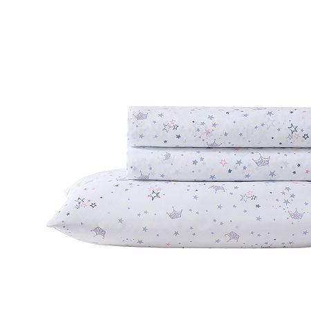 Laura Ashley Kids Microfiber 4 Piece Sheet Set  Full - Dancing Stars