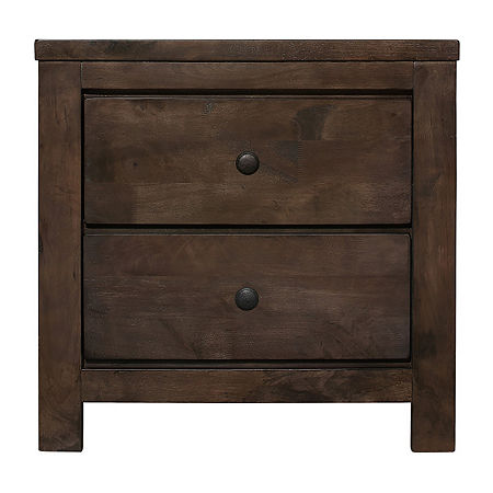 Click here for Home Point Frank 2-Drawer Nightstand  One Size  Br... prices