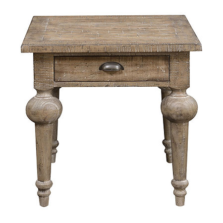 Click here for 1-Drawer End Table  One Size  Brown prices