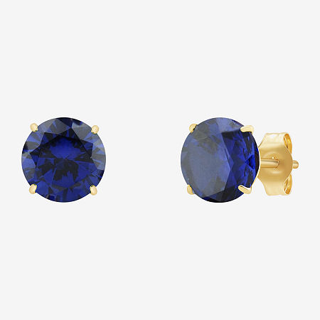 Click here for Gemstone 10K Gold 6mm Round Stud Earrings  One Siz... prices