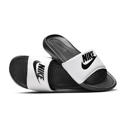 Click here for Nike Mens Victori One Slide Sandals  8 Medium  Bla... prices