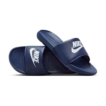 Click here for Nike Mens Victori One Slide Sandals  7 Medium  Blu... prices