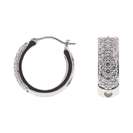 Click here for DiamonArt Cubic Zirconia Sterling Silver PavÃ© Hug... prices