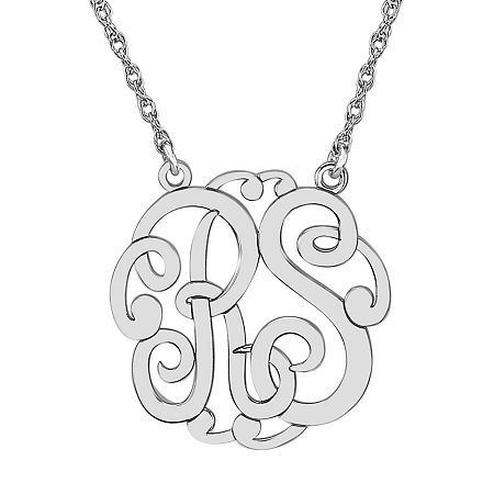 Click here for Personalized 25mm Monogram Initials Pendant Neckla... prices