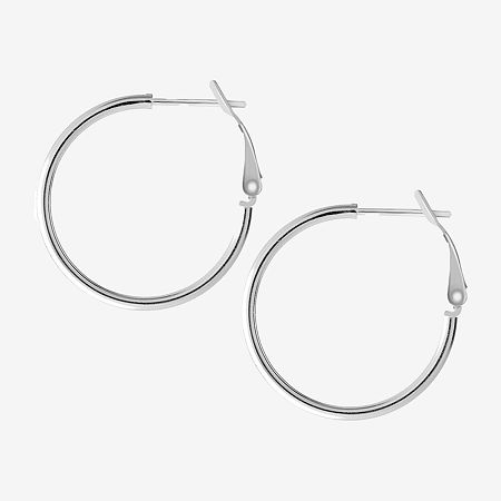 Click here for Silver Treasures Sterling Silver Hoop Earrings  On... prices