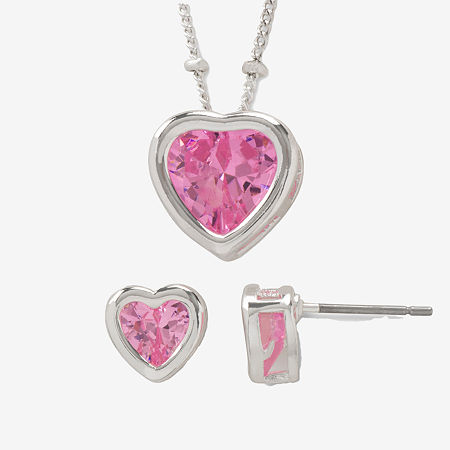 Click here for Mixit Womens Purple Cubic Zirconia Heart Hypoaller... prices