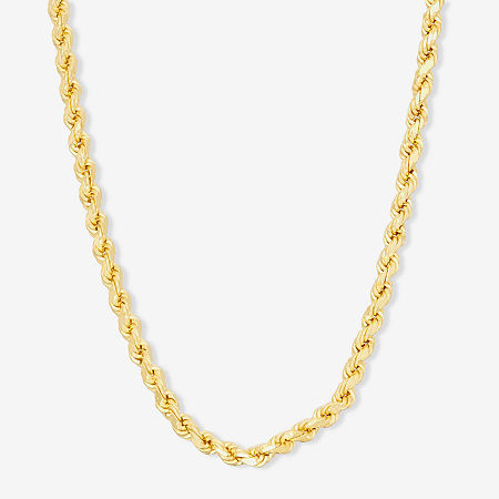 Click here for 14K Gold Over Silver Solid Rope Chain Necklace  On... prices