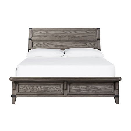 Click here for Central Park Wood Panel Bed  One Size  Gray prices