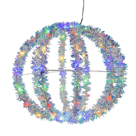 Click here for Kurt Adler Multi-Color Led Tinsel Foldable Sphere... prices