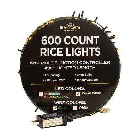 Click here for Kurt Adler 49 Foot Led Rice String Lights  One Siz... prices