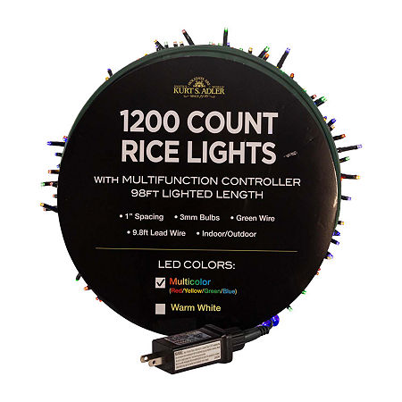 Click here for Kurt Adler 98foot Led Rice String Lights  One Size... prices
