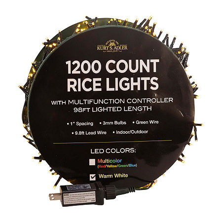 Click here for Kurt Adler 98foot Led Rice String Lights  One Size... prices