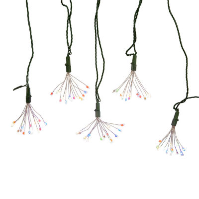 Kurt Adler Cluster And Twinkle Led Outdoor String Lights, Color: Yellow ...