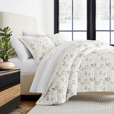 Click here for ienjoy Home Foliage Stripe 3-Piece Comforter Set... prices